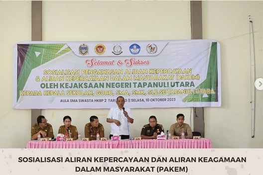 Sosialisasi Aliran Kepercayaan dan Aliran Keagamaan Dalam Masyarakat ...